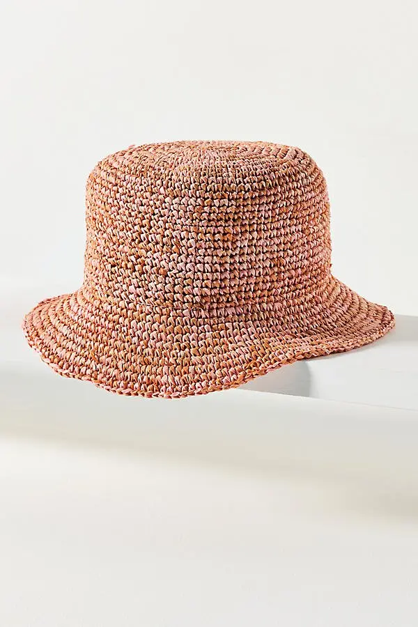 WYETH Noa Raffia Bucket Hat