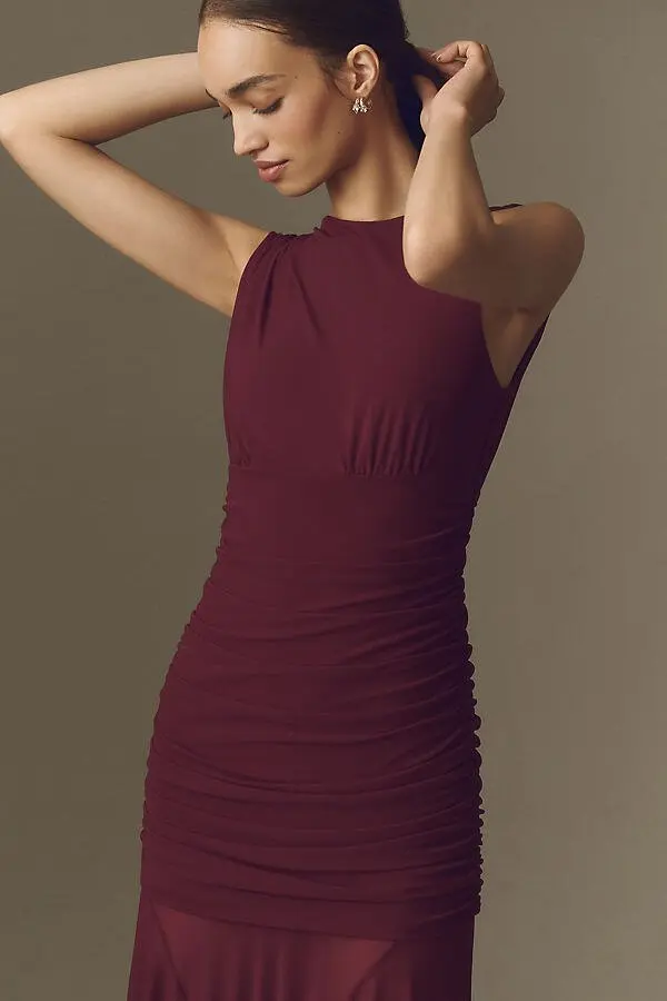 Bardot Alverie Mesh Maxi Dress
