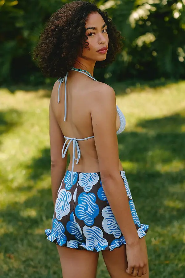 CELANDINE Bombshell Ruffle Shorts