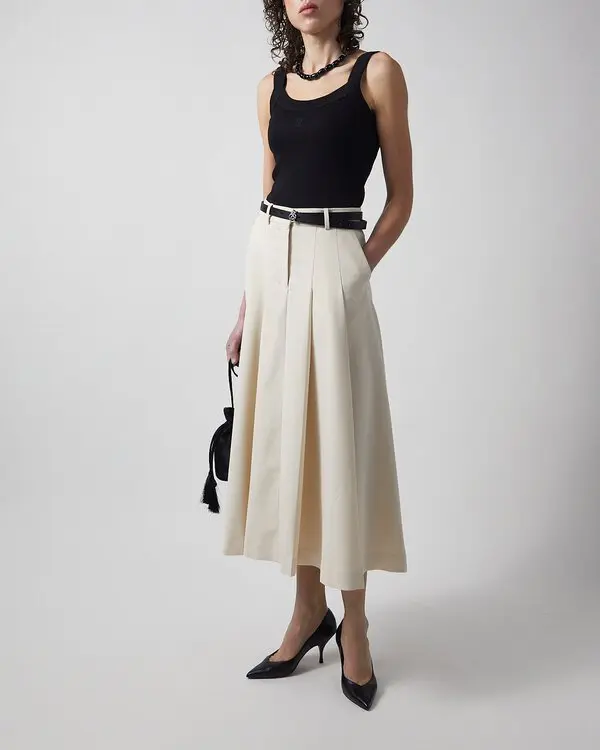 BY MALENE BIRGER Pleated Midi Skirt