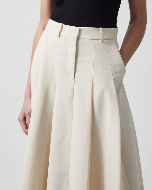 BY MALENE BIRGER Pleated Midi Skirt