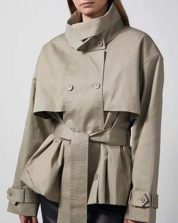 ROTATE BY BIRGER CHRISTENSEN Short Trench Coat