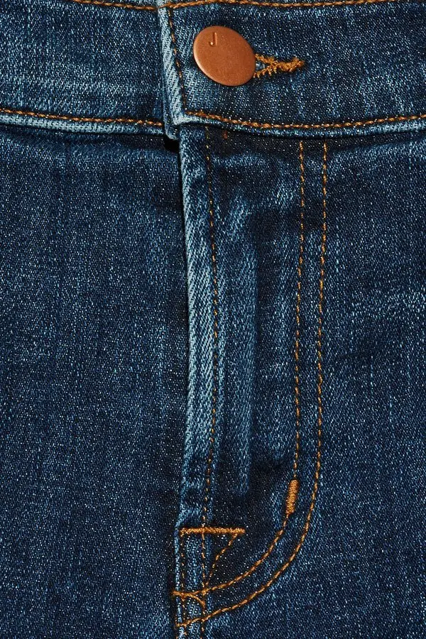J Brand Liza Cropped Midrise Wideleg Jeans