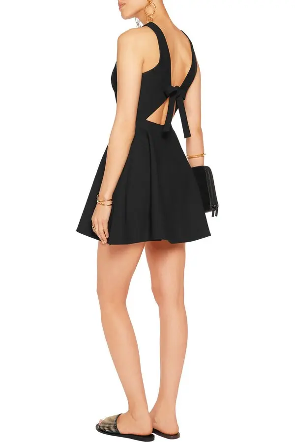 Elizabeth And James Britt Cutout Twill Mini Dress