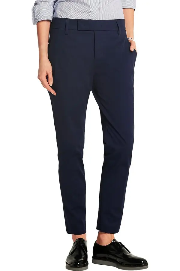 JIL SANDER Cottonblend Twill Tapered Pants