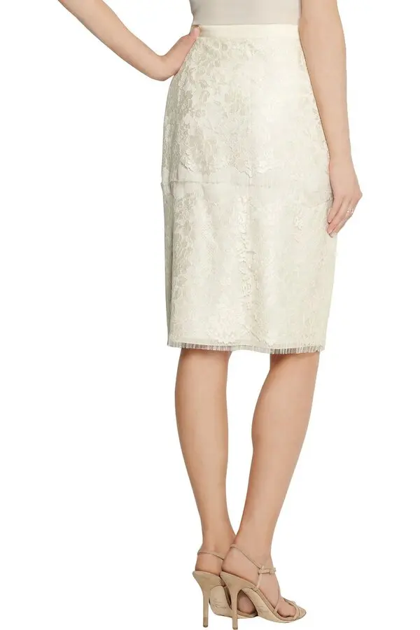 LANVIN Lace Pencil Skirt