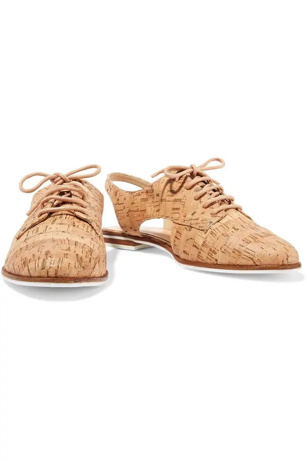 Schutz Gabry Cutout Corkeffect Brogues