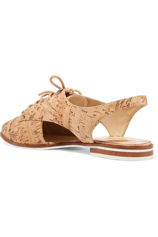 Schutz Gabry Cutout Corkeffect Brogues