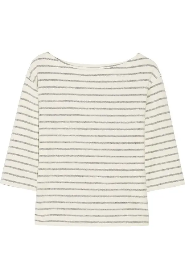 BY MALENE BIRGER Tirans Striped Cottonterry Top