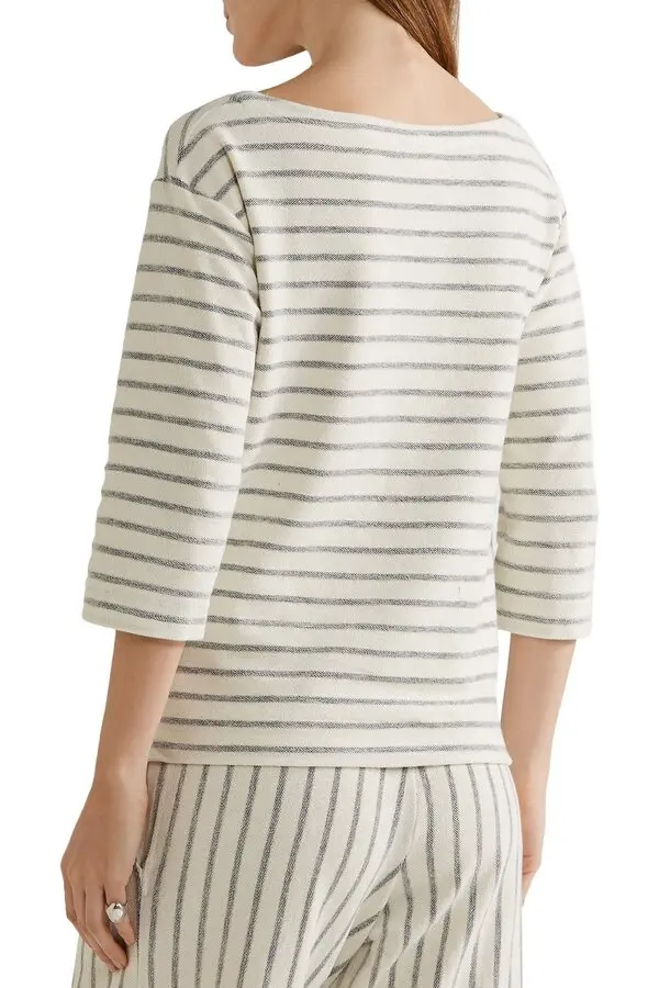 BY MALENE BIRGER Tirans Striped Cottonterry Top
