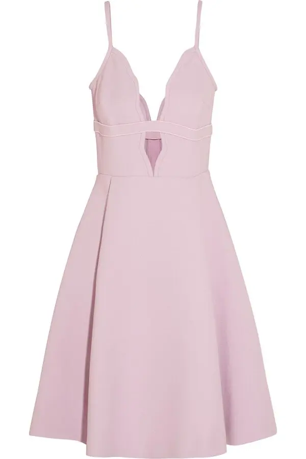 Giambattista Valli Cutout Crepe Mini Dress