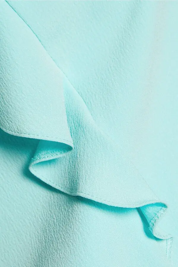 Carven Ruffled Crepe Top