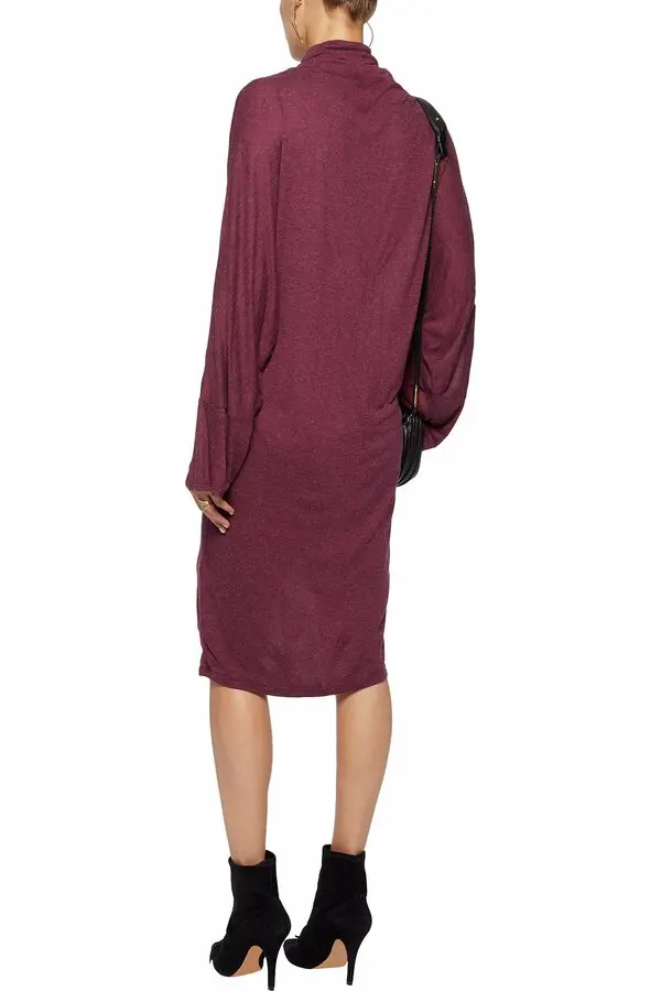 IRO PARIS Stretchjersey Turtleneck Dress