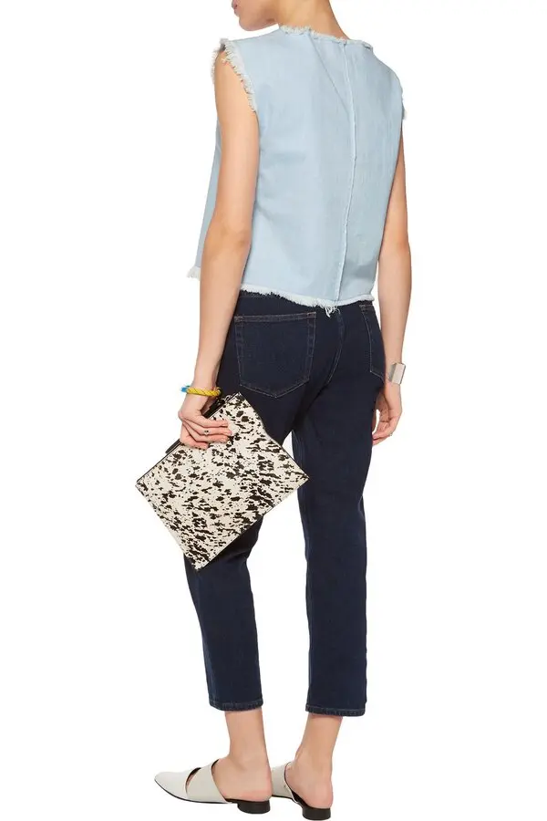 Marc Jacobs Frayed Denim Top