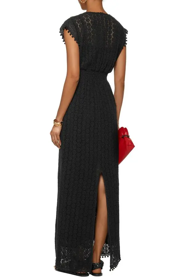 TALITHA Farah Embellished Guipure Lace Cotton Maxi Dress