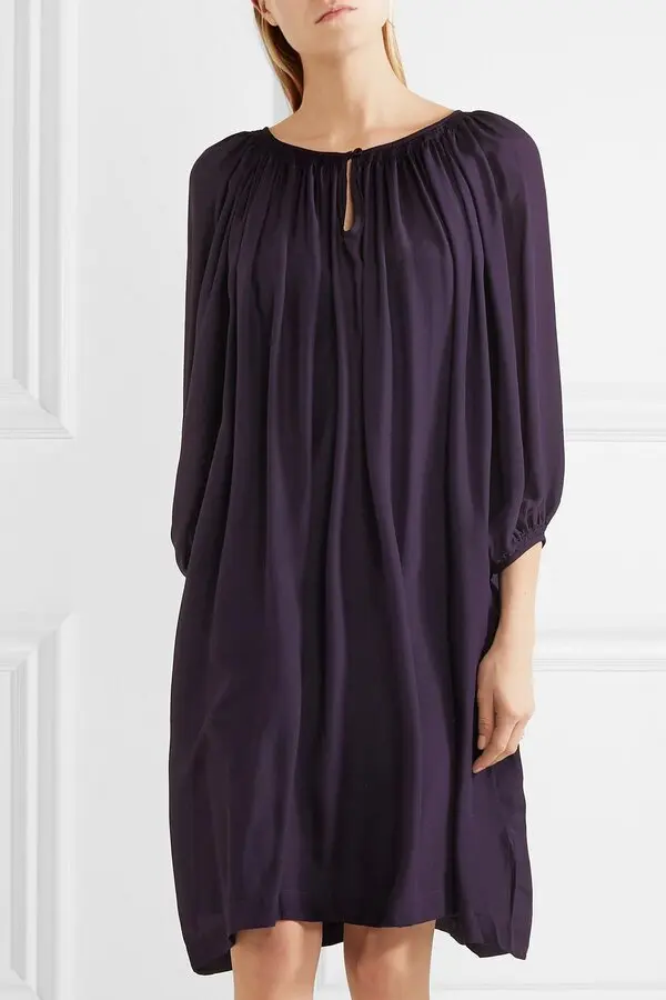 The Great. The Dreamer Silk Crepe De Chine Dress