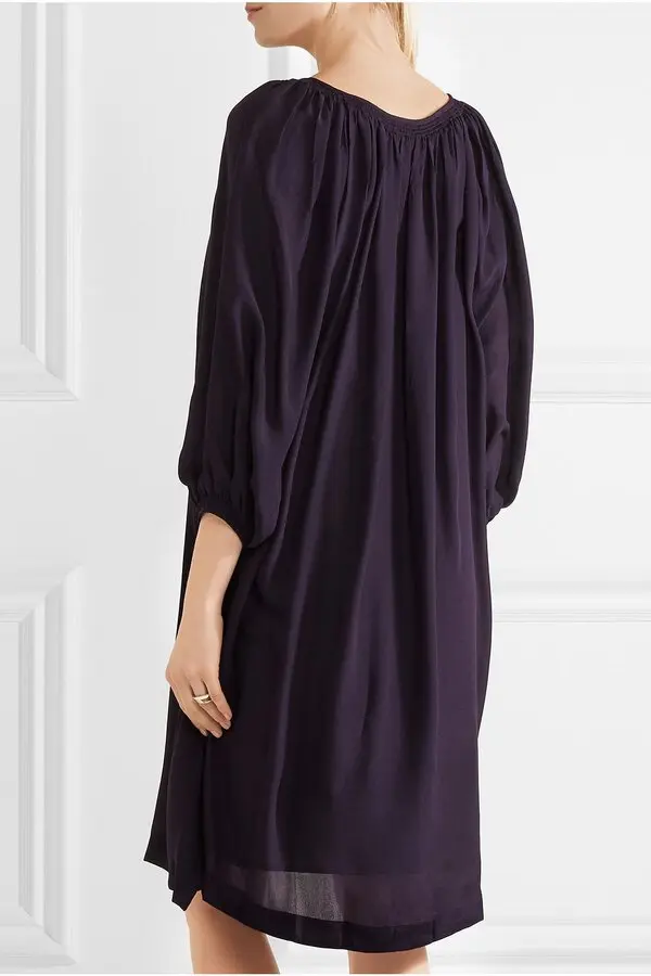 The Great. The Dreamer Silk Crepe De Chine Dress