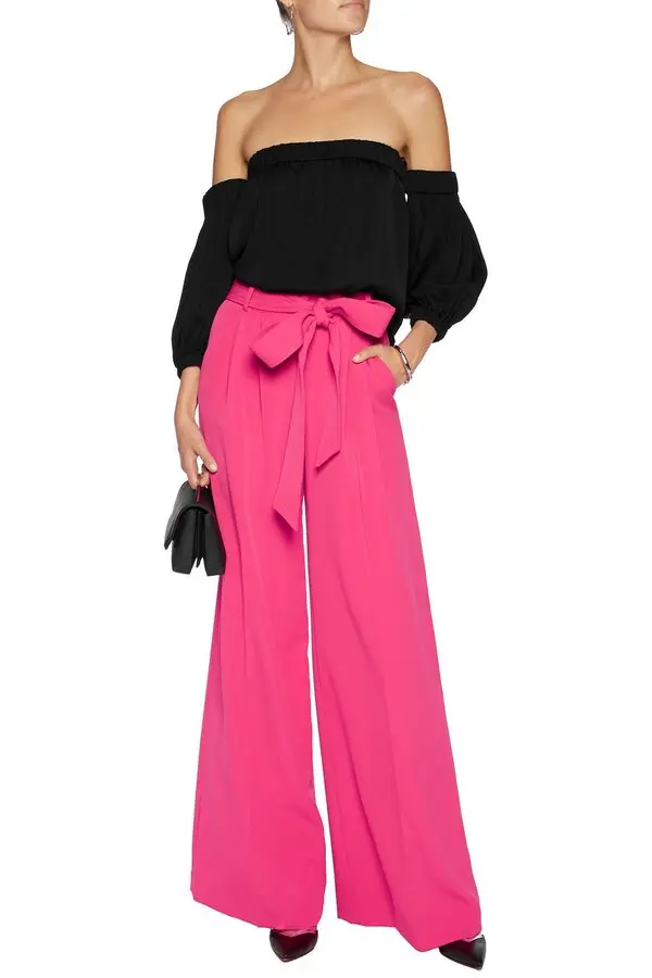 MILLY Offtheshoulder Stretchsilk Top