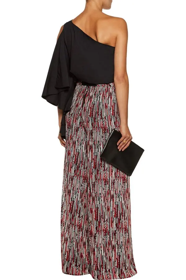Alice + Olivia Alice Olivia Athena Crochet Wideleg Pants