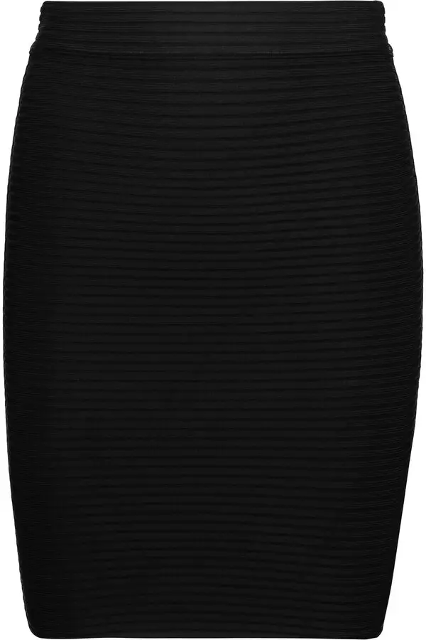 Alexander Wang Ribbed Stretchknit Mini Skirt
