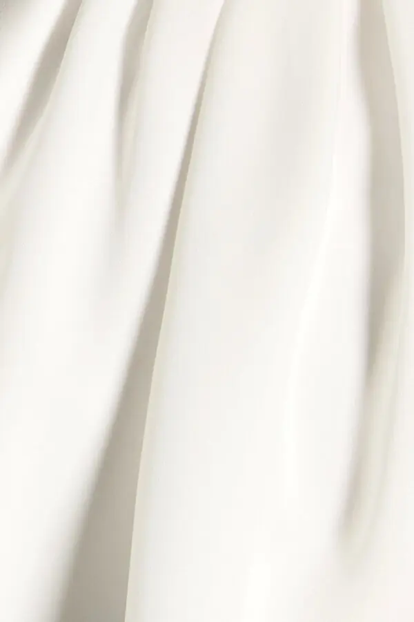 Halston Chainembellished Crepe De Chine Top