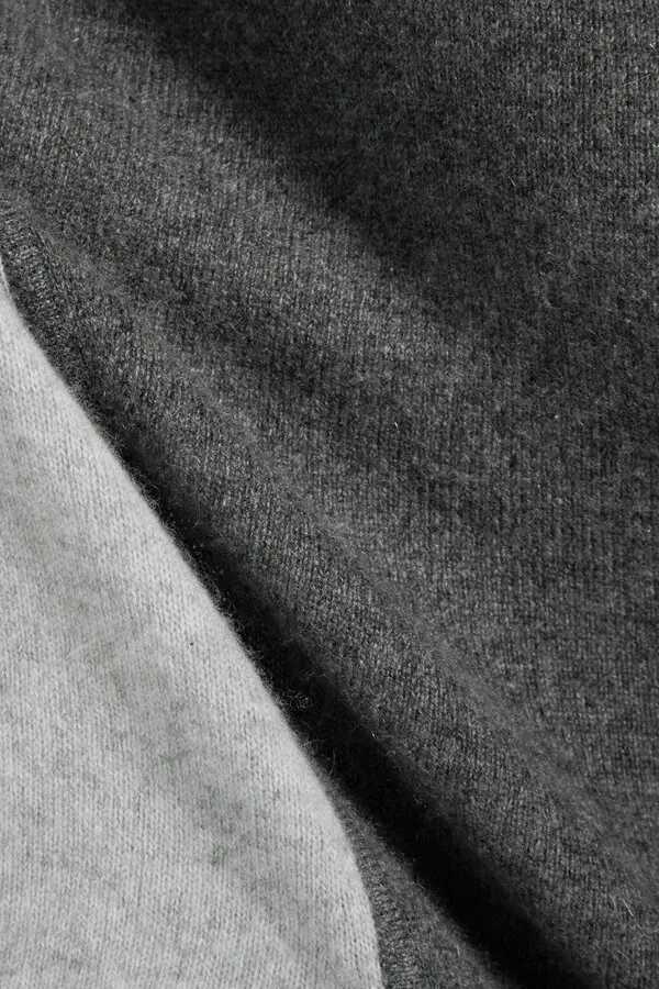 Duffy Twotone Cashmere Sweater