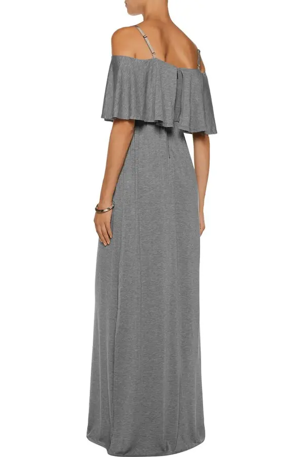 Alice + Olivia Alice Olivia Debra Stretchjersey Maxi Dress