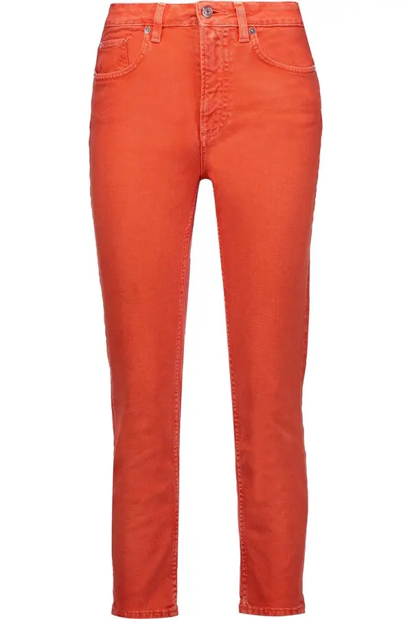 Acne Studios Patti Cropped Highrise Skinny Jeans