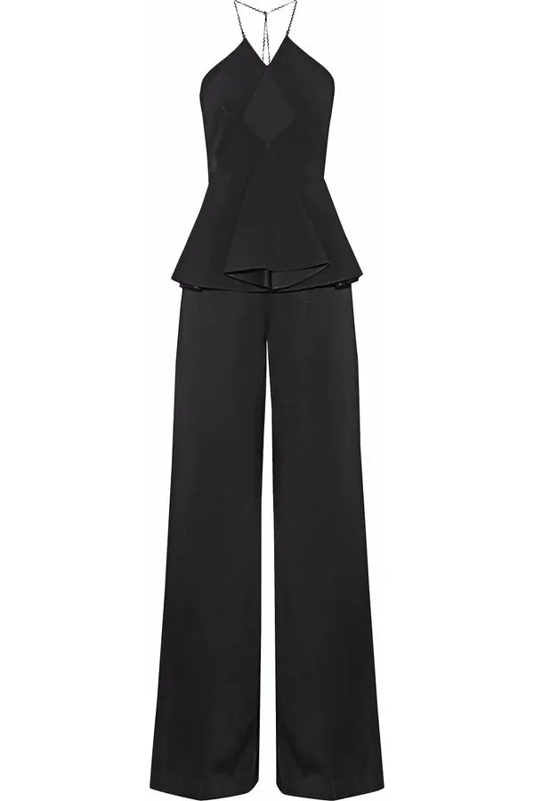 Roland Mouret Carlyle Cady Peplum Jumpsuit