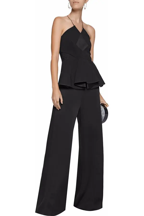 Roland Mouret Carlyle Cady Peplum Jumpsuit