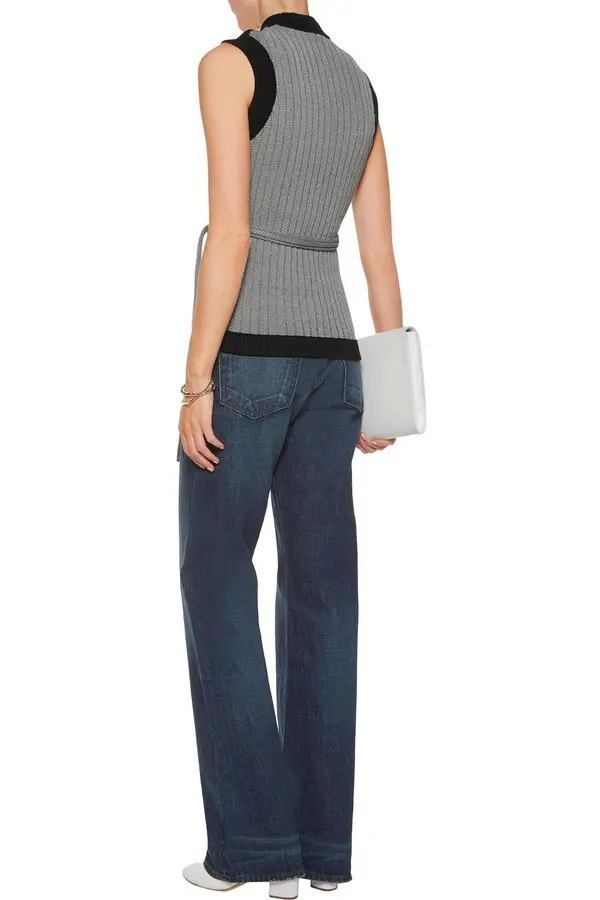 JW Anderson Appliquéd Ribbedknit Top