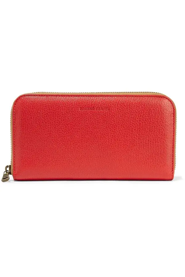 Tomas Maier Textuleather Wallet - Red