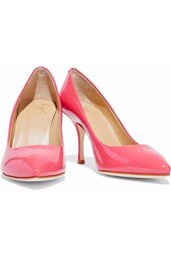 GIUSEPPE ZANOTTI Patentleather Pumps