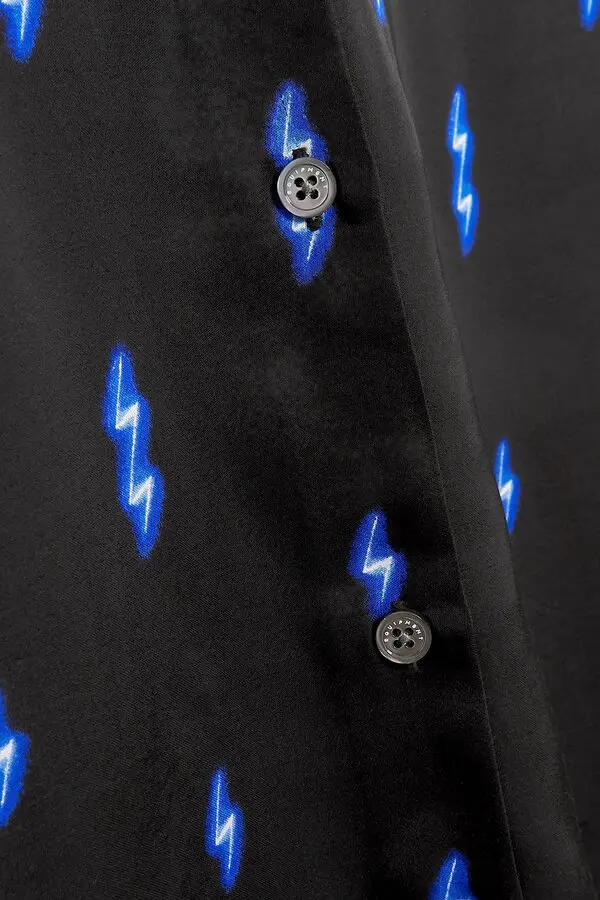 Equipment Essential Printed Washedcrepe Shirt