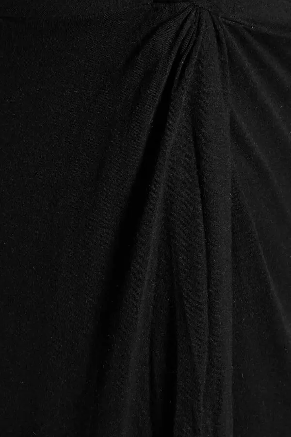 IRO PARIS Teiva Knotted Jersey Mini Dress