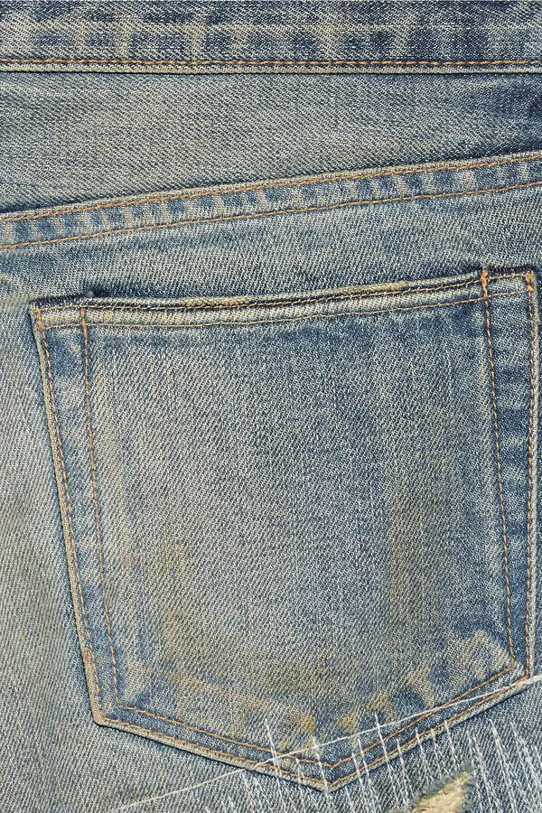 SIMONMILLER Cheviot Distressed Midrise Wideleg Jeans