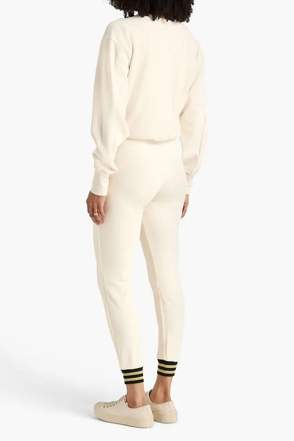 L'Agence Stretch Cotton And Modalblend Track Pants