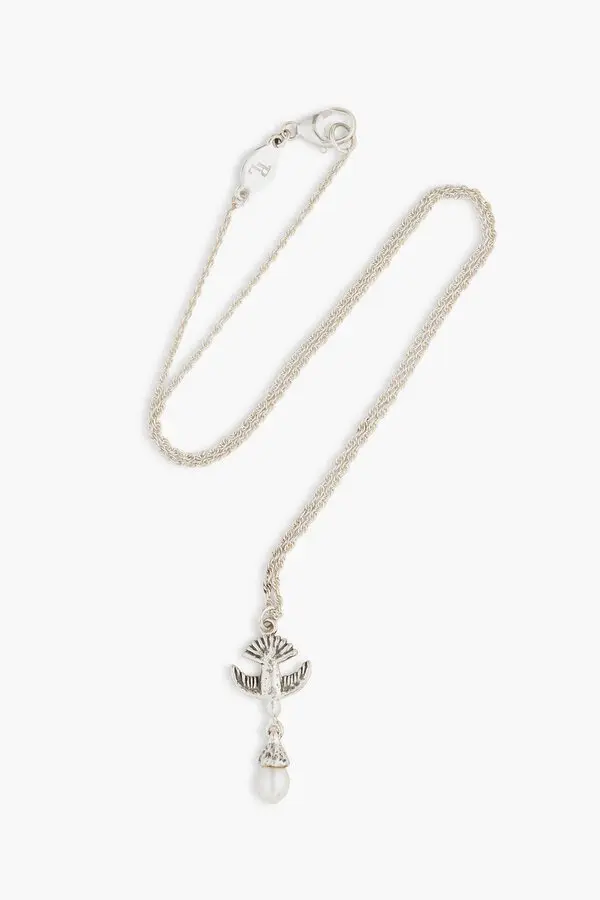 Pamela Love Sterling Freshwater Pearl Necklace