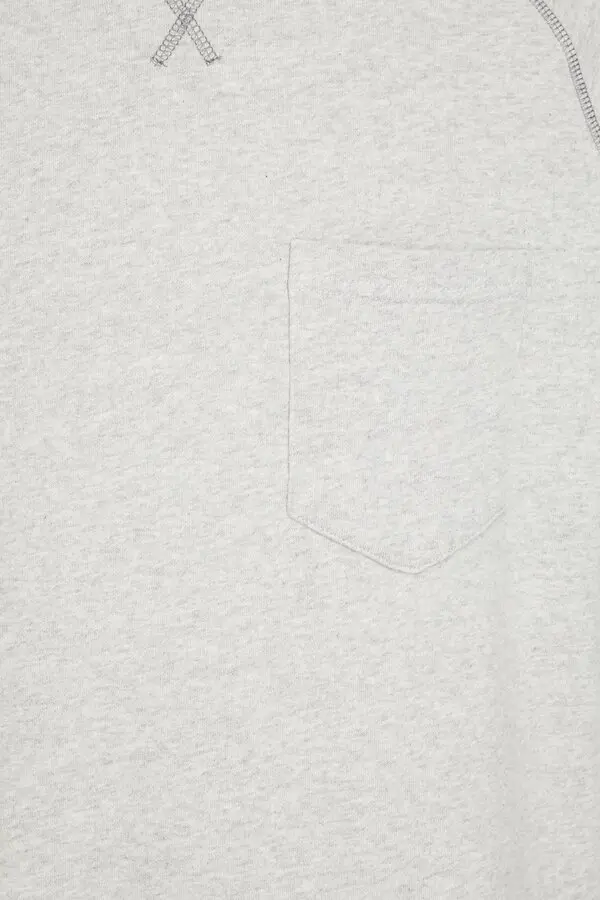 Officine Générale French Cotton-terry Sweatshirt With Chest Pocket