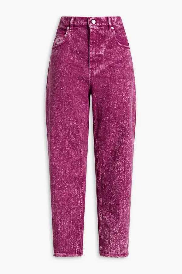 Marni Tiedyed Highrise Straightleg Jeans