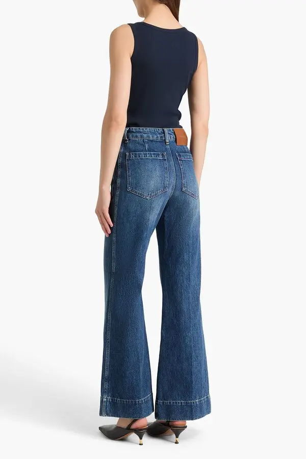 Victoria Beckham Alina Highrise Flared Jeans