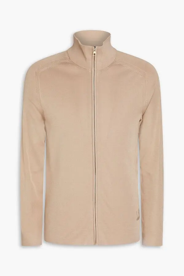 Dunhill Mulberry Silk Cardigan