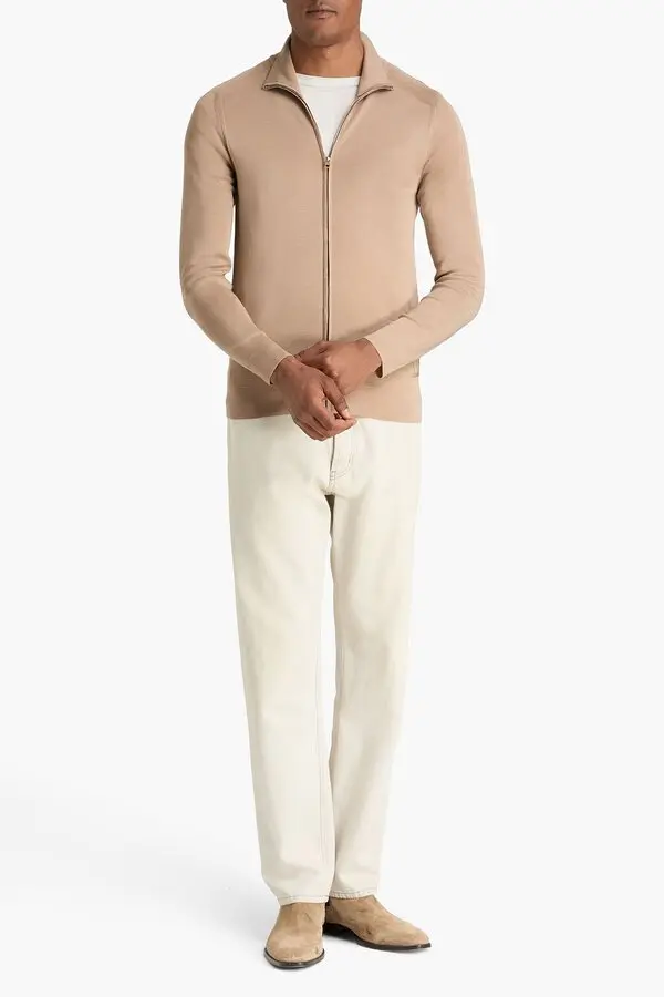 Dunhill Mulberry Silk Cardigan