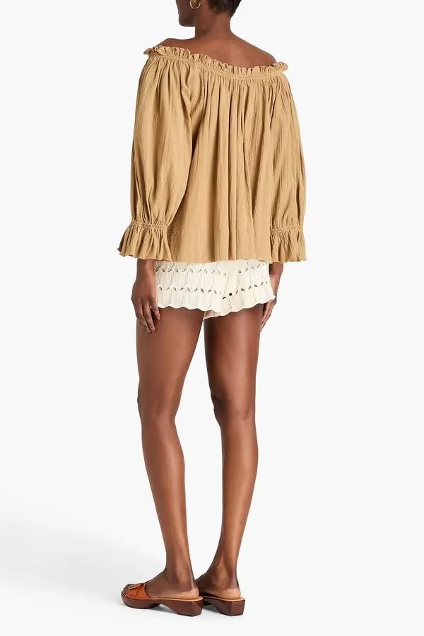 Suzie Kondi Offtheshoulder Cottongauze Top