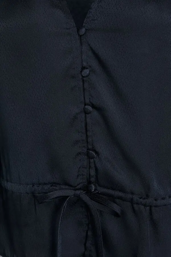 FRAME Fil Coupé Silksatin Blouse