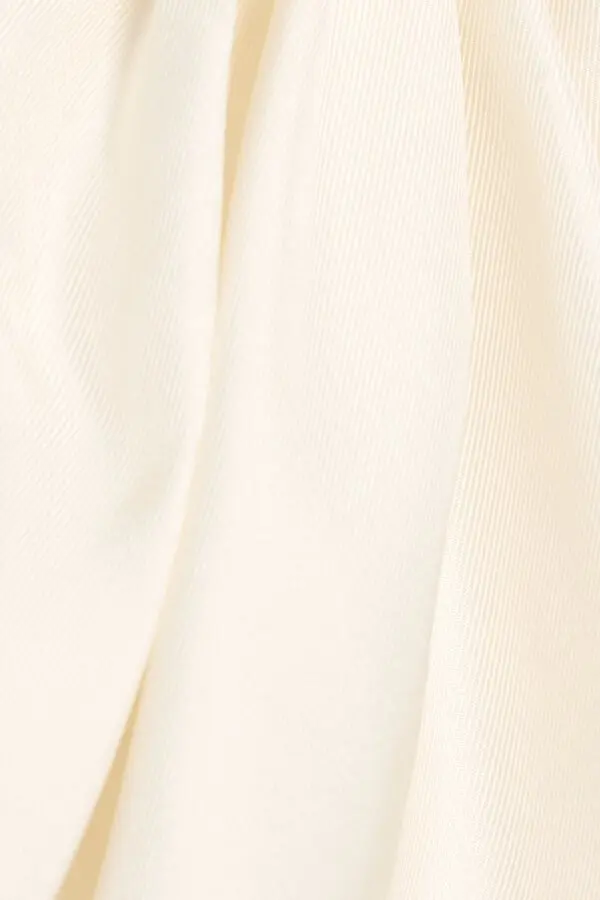 Loulou De Saison Oneshoulder Twisted Silktwill Midi Dress