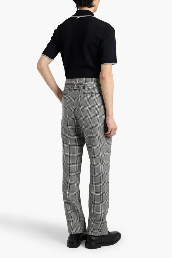 Thom Browne Striped Wool Polo Shirt