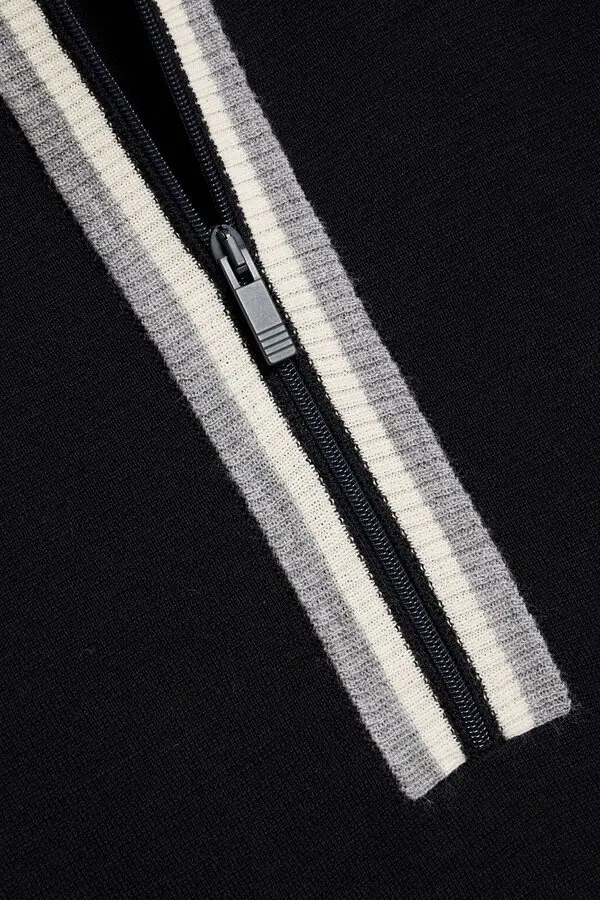 Thom Browne Striped Wool Polo Shirt