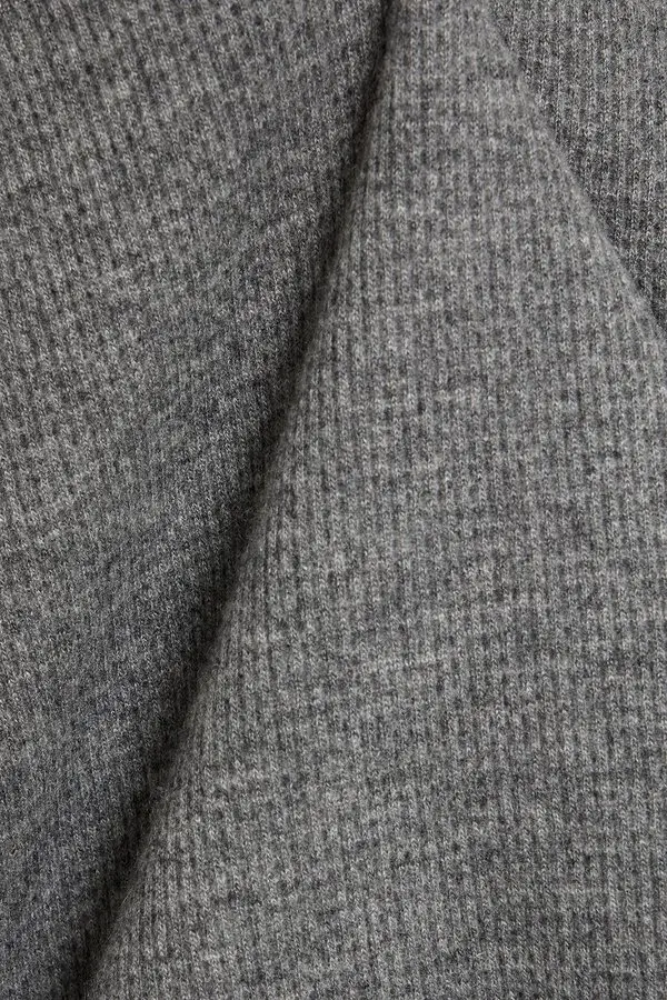 Thom Browne Waffle-knit Cashmere Polo Sweater