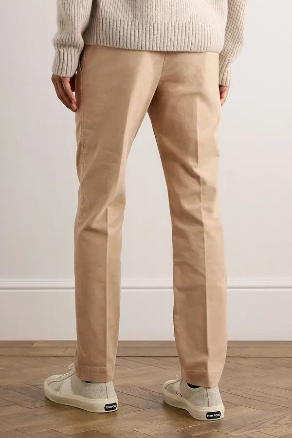 TOM FORD Cottonblend Moleskin Straightleg Pants